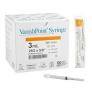 Vanishpoint 3ml Syringes, 25g needle 5/8 Inch Regular Wall Retractable ...